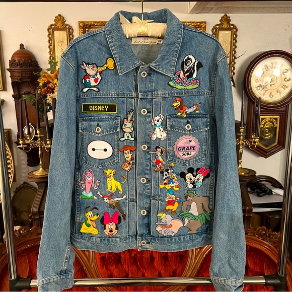 Disney | Jackets & Coats | Disney Patch Denim Jacket | Poshmark